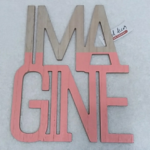 Wall Decor | Imagine Sign | Poshmark